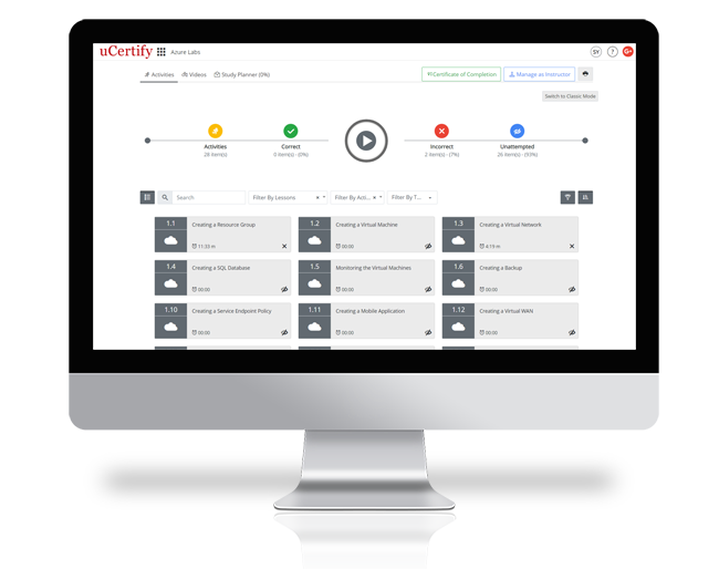 Interactive Courses & Labs -uCertify